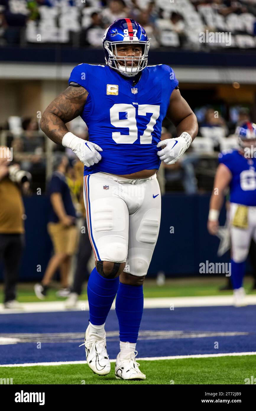 New York Giants defensive tackle Dexter Lawrence II (97) is seen before ...