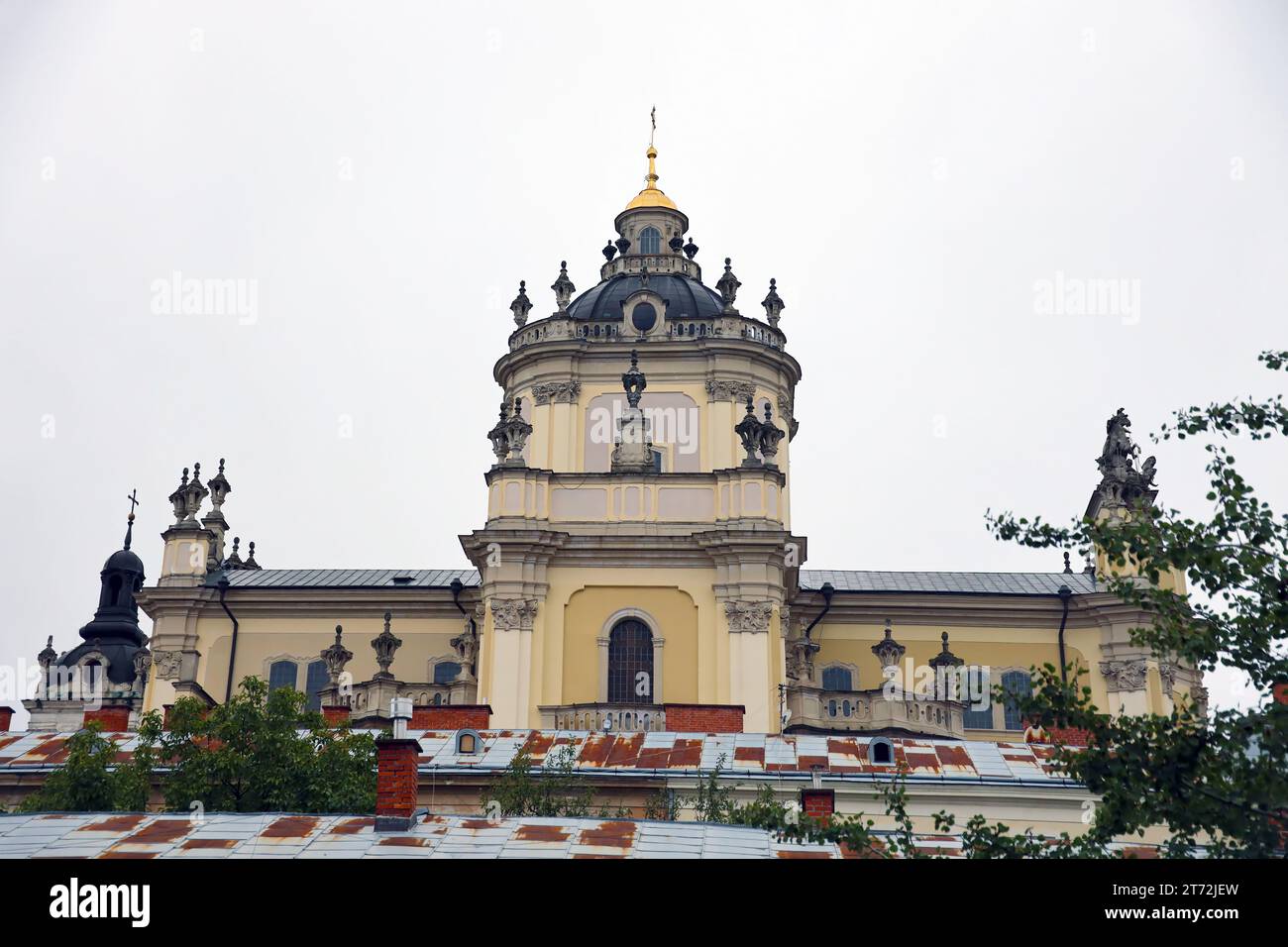 LVIV, UKRAINE - SEPTEMBER 10, 2022 St. Georges Cathedral or Cathedral ...