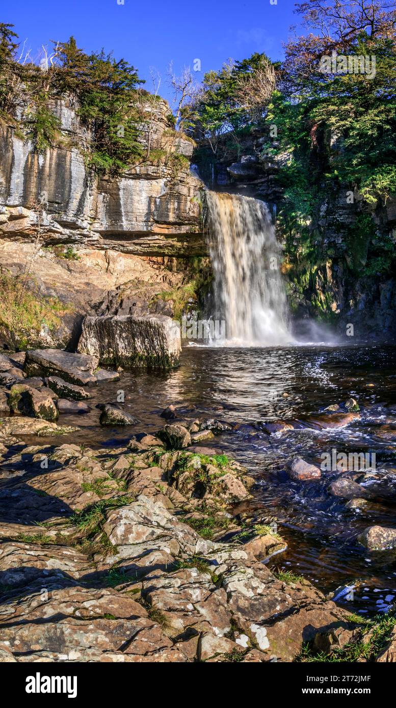Thronton Force on the Ingleton waterfall trails on the river Twiss at ...