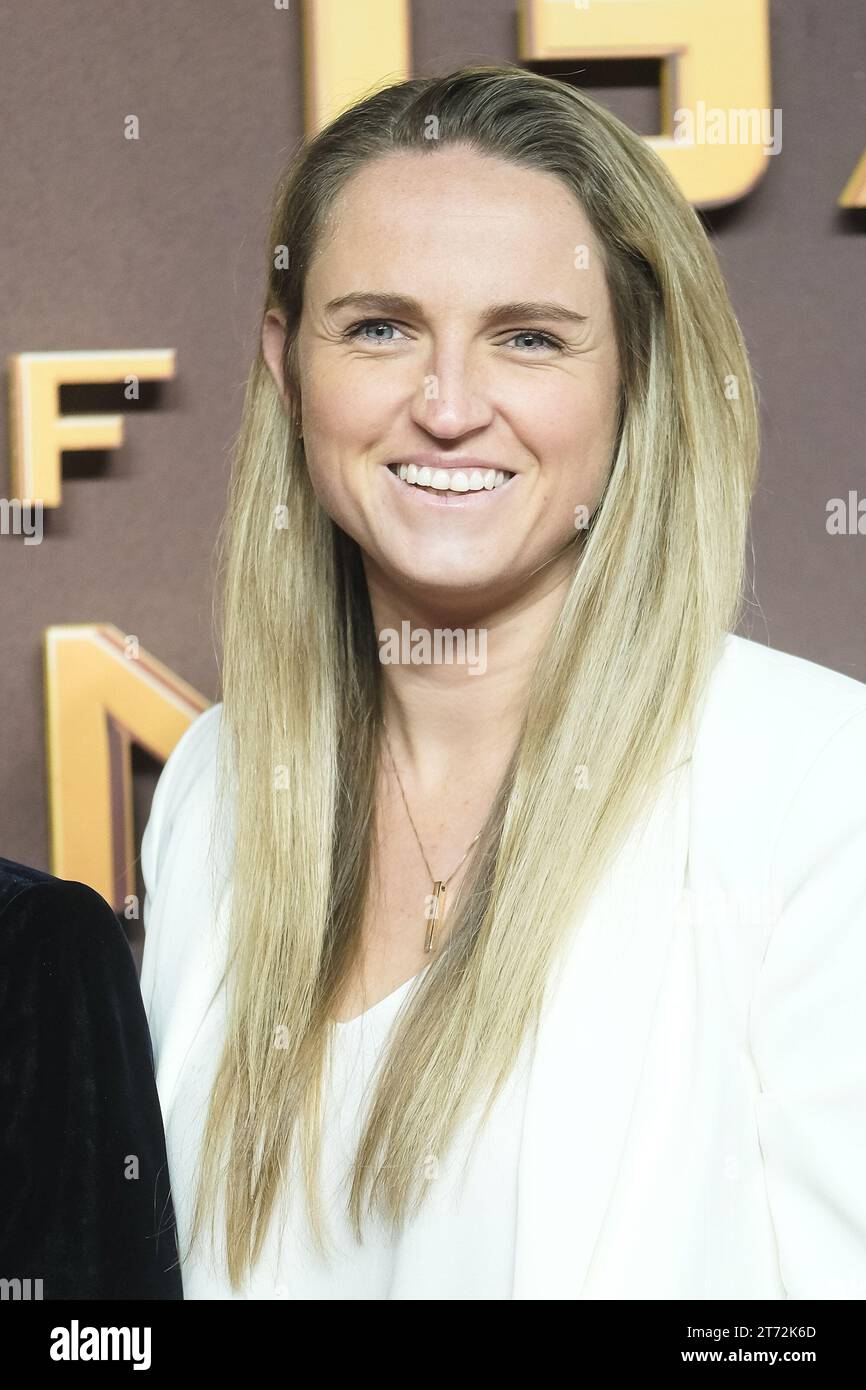 Steph Williams photographed attending World Premiere of The Hunger ...