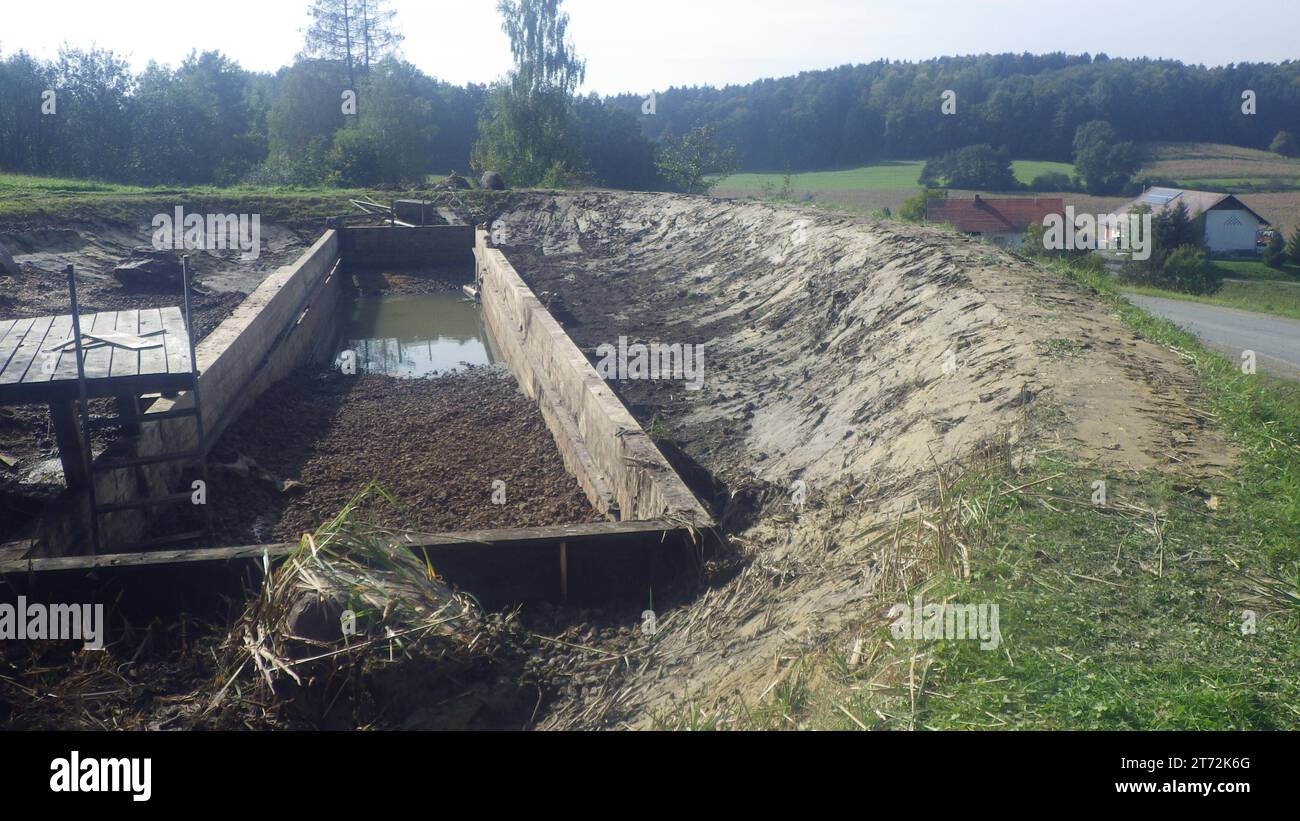 renaturation or ecological restoration by architecture in damaged or ...