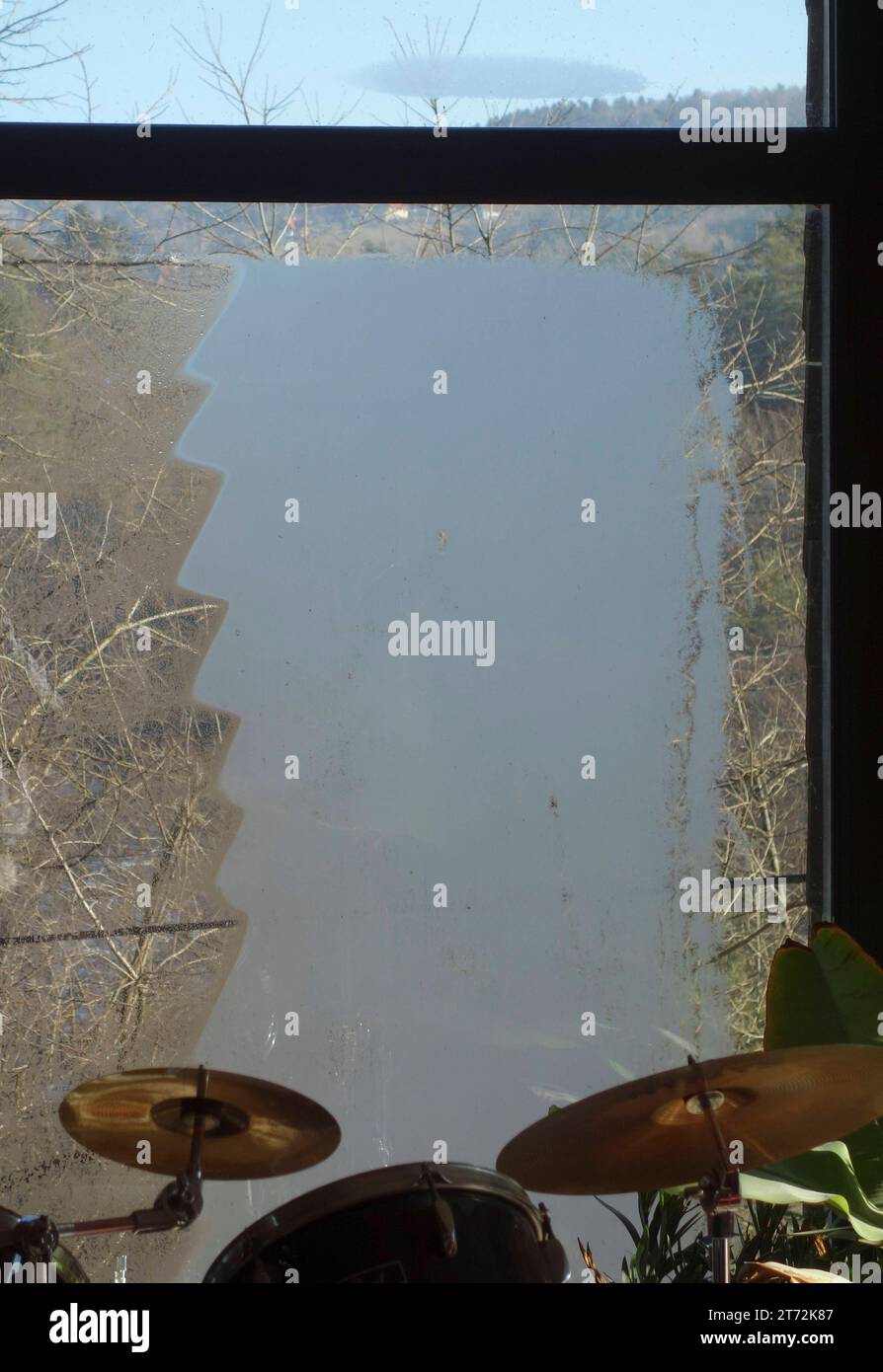 window pane in a building for watching outside and letting in light ...