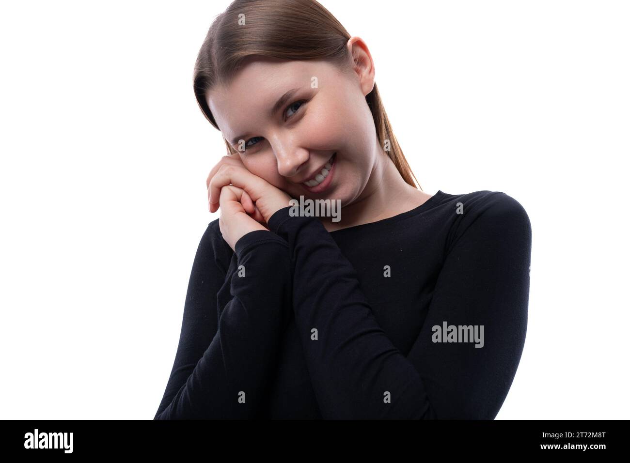12 year old girl isolated hi-res stock photography and images - Alamy