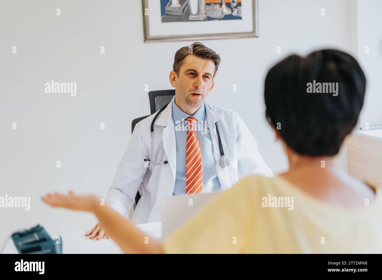 Healthcare Professionals Analyzing Patient's Medical Results and ...