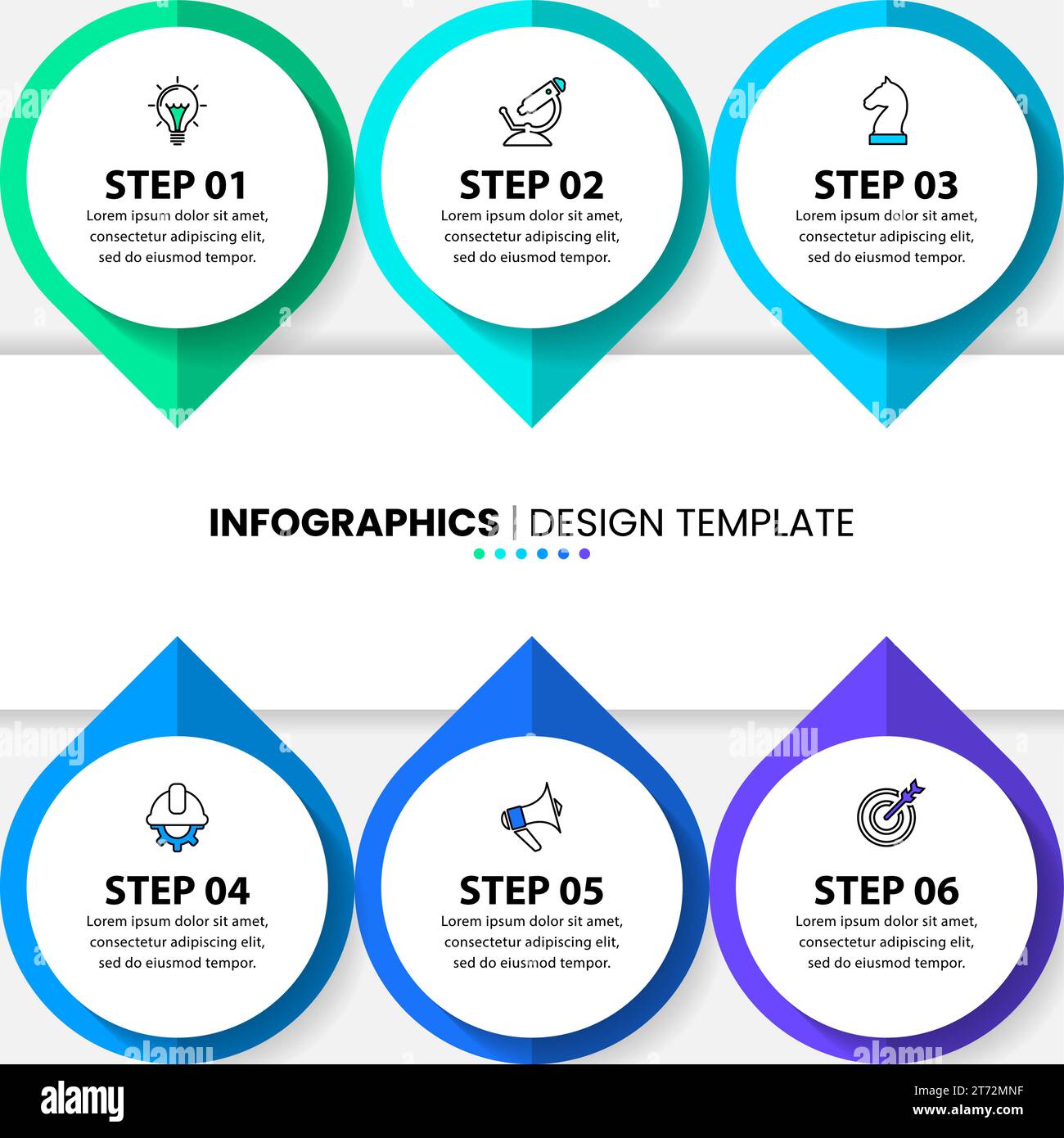 6 pointers Stock Vector Images - Alamy