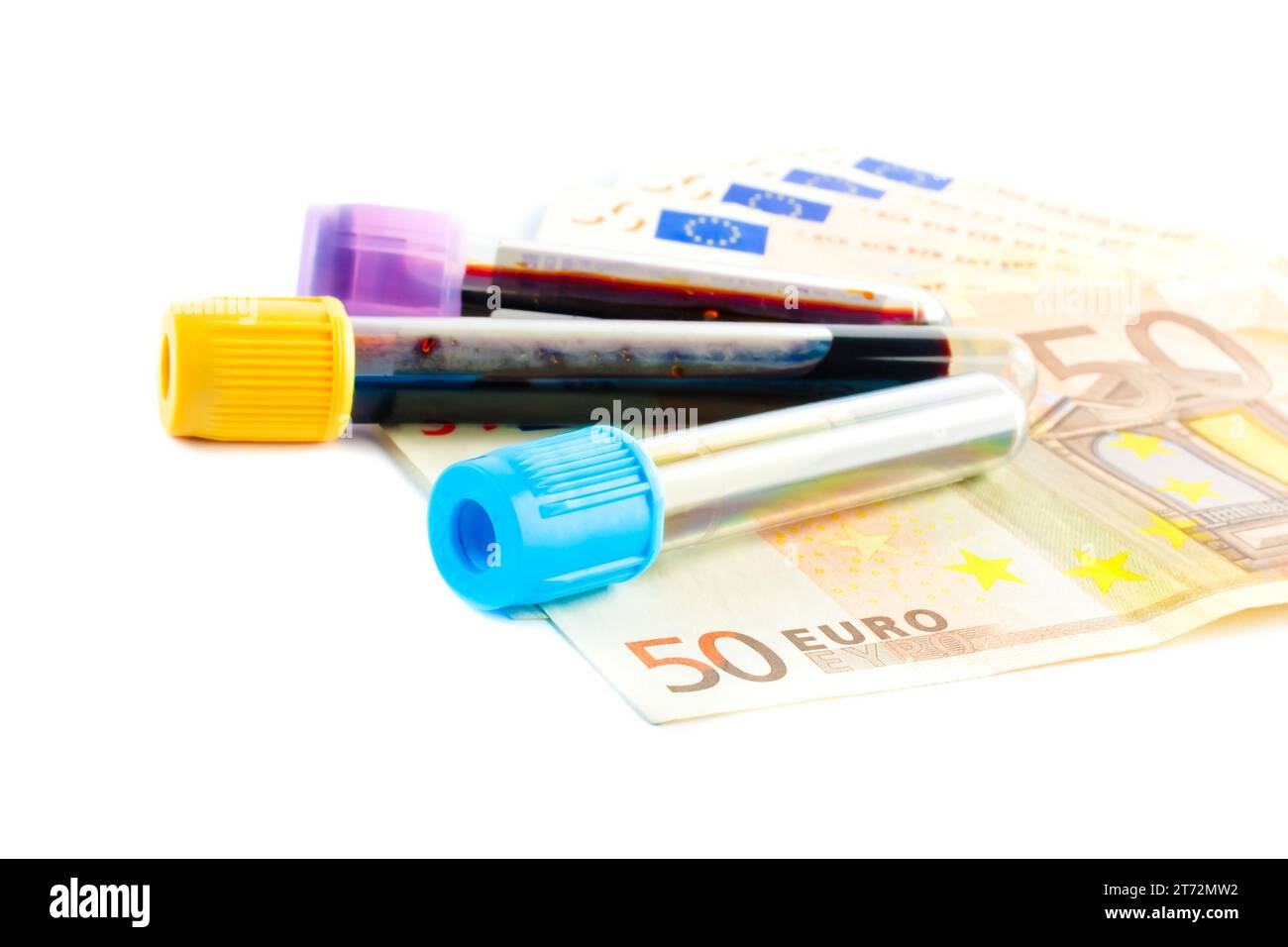 detail of medical tubes on the 50-euro banknotes Stock Photo - Alamy