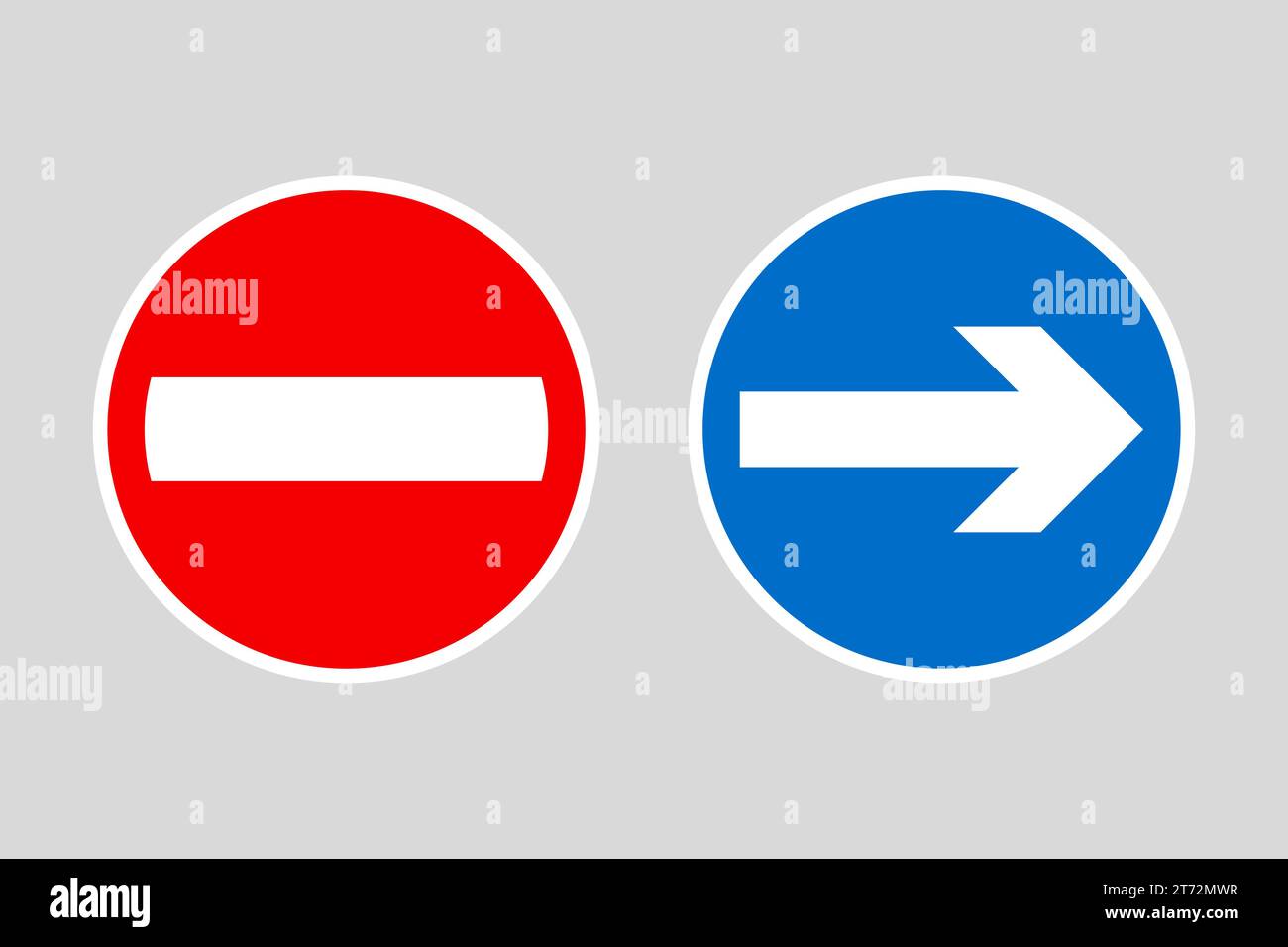 illustration of road warning sign isolated. realistic blank traffic ...