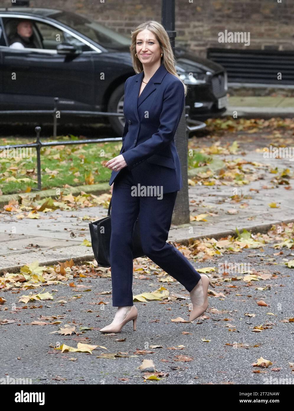 Laura Trott in Downing Street, London, as Prime Minister Rishi Sunak is ...