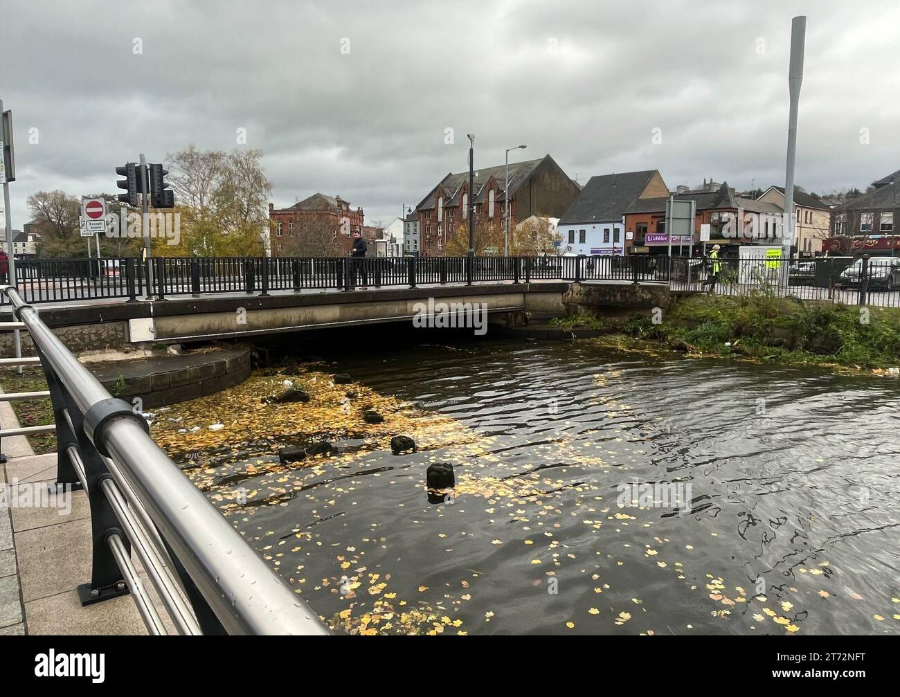 The canal in Newry, one of the worst affected areas of flooding in ...