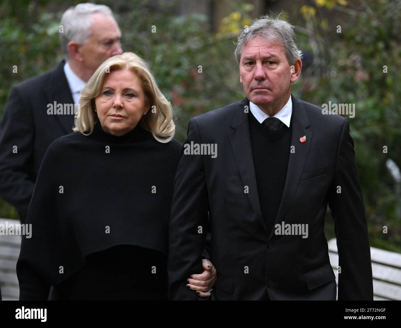 Manchester, UK. November 13th, 2023. Bryan Robson and wife attending ...