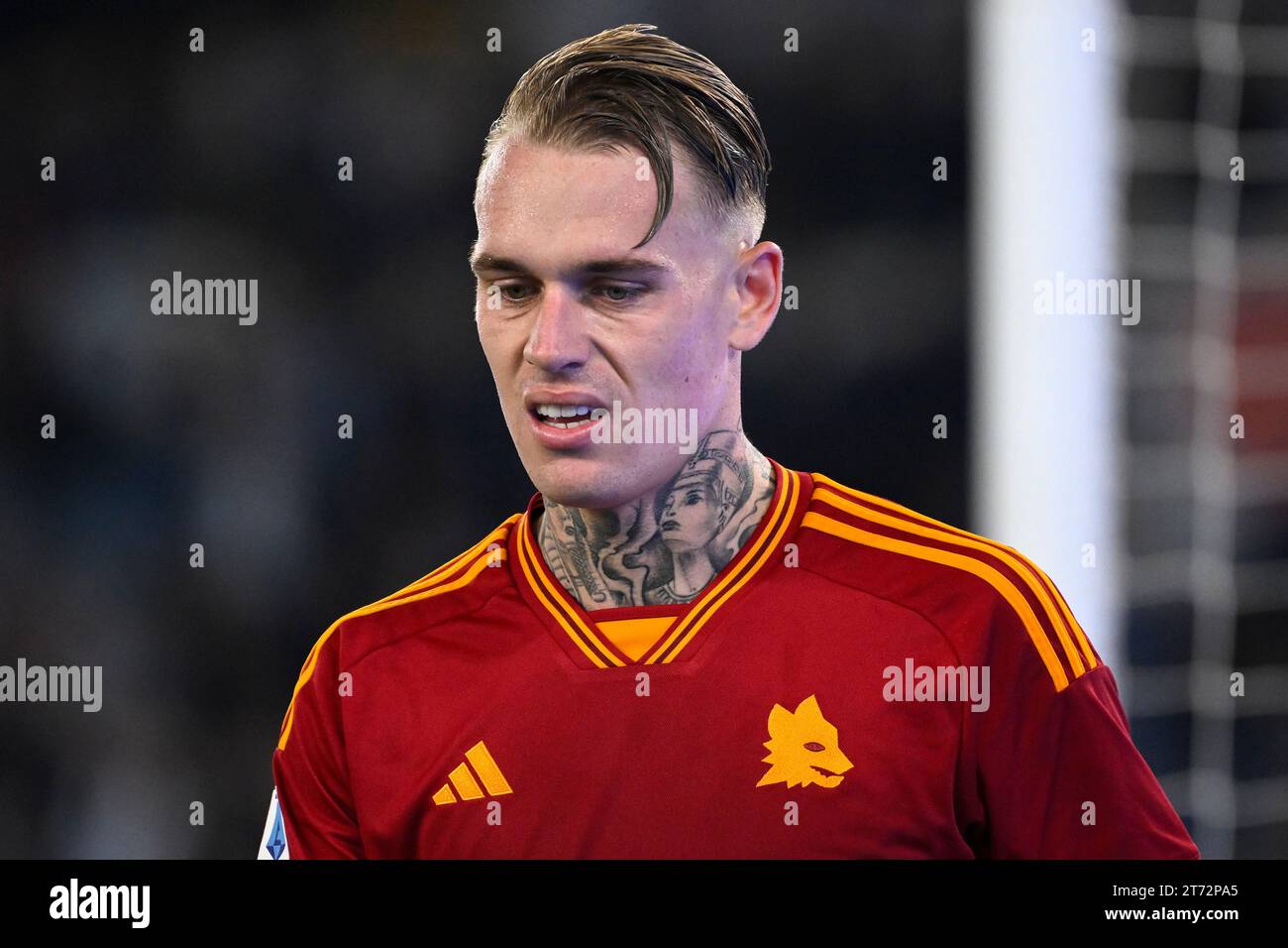 Rick Karsdorp of AS Roma during the Serie A football match between SS ...