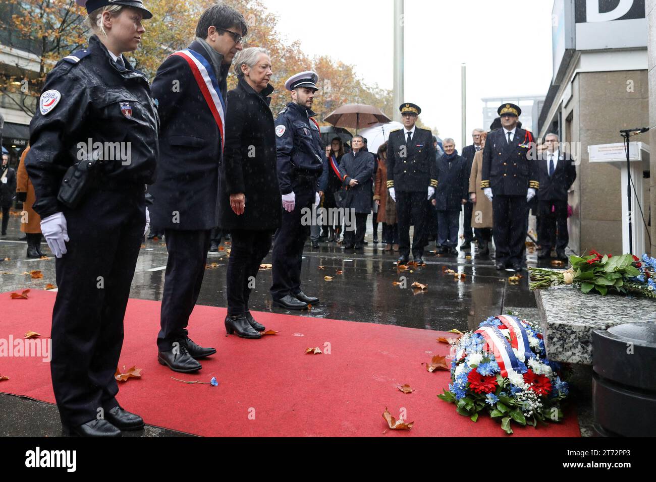 Paris, France. 13th Nov, 2023. French Prime Minister Elisabeth Borne ...
