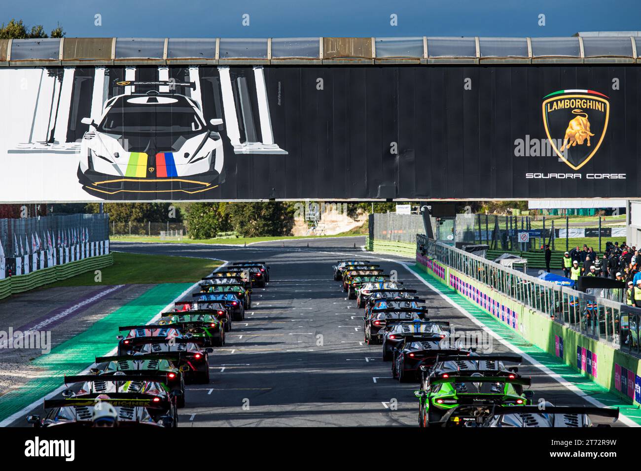 Vallelunga circuit, Rome, Italy 12 11 2023 - Lamborghini Super Trofeo ...