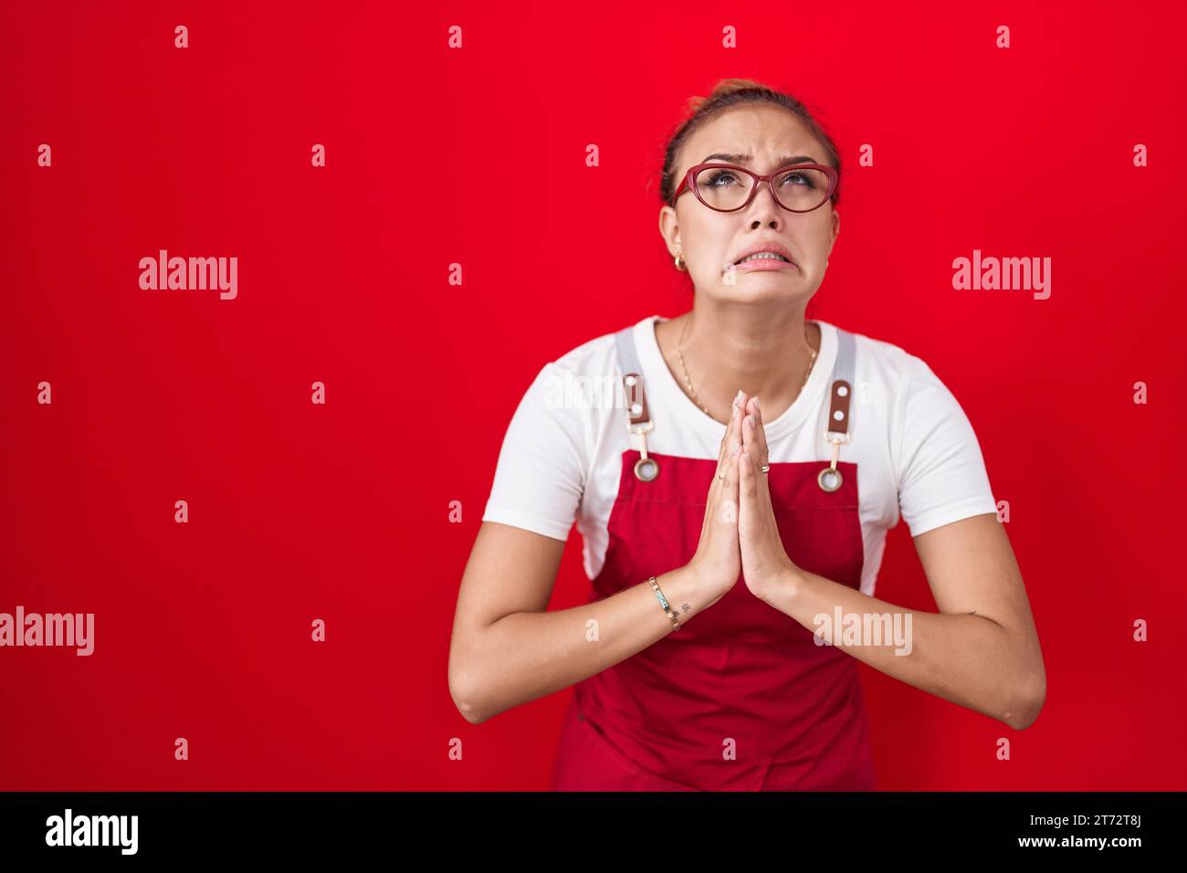 Portrait female waiter wearing face hi-res stock photography and images ...