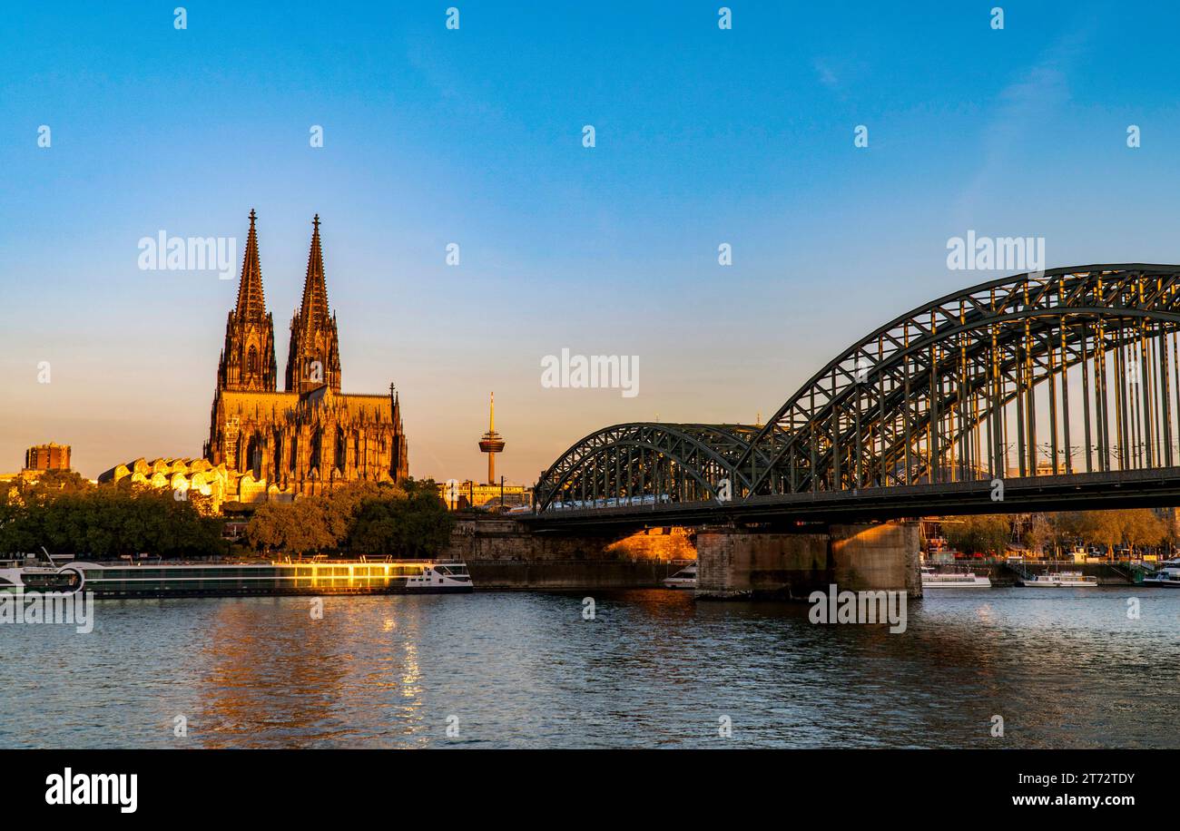 Cologne Cathedral is a famous monument of German Catholicism and Gothic ...