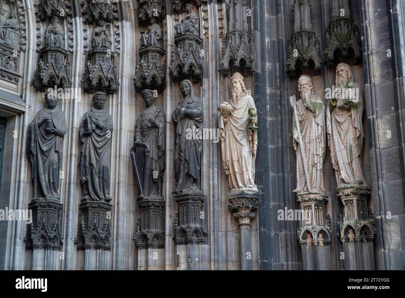 Cologne Cathedral is a famous monument of German Catholicism and Gothic ...