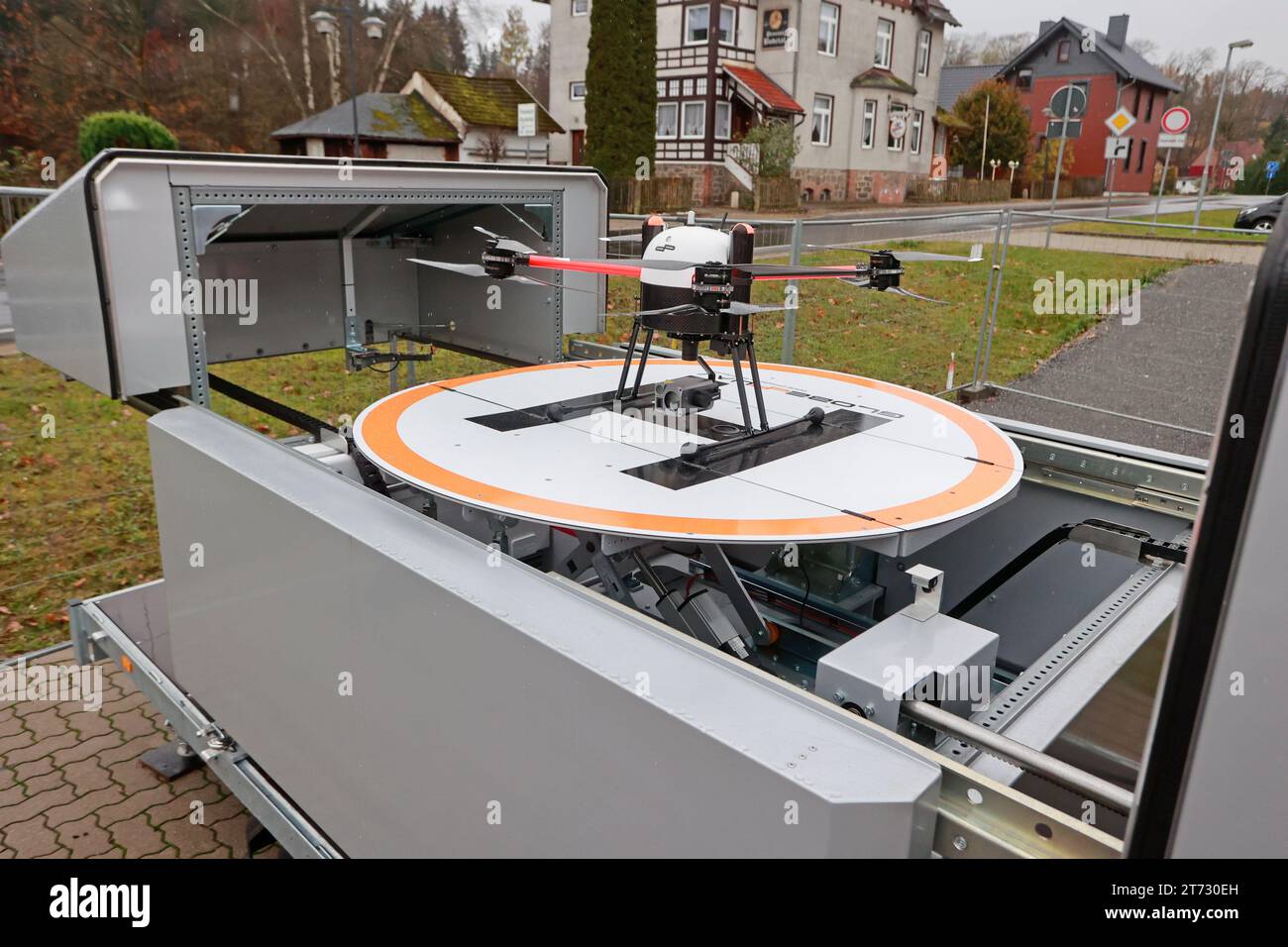 Elend, Germany. 13th Nov, 2023. A drone for the early detection of ...