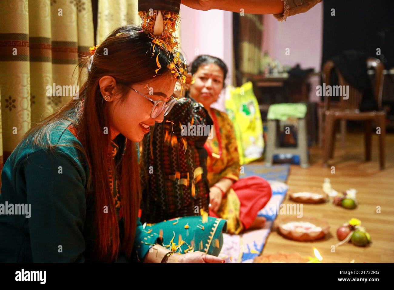 Mha puja hi-res stock photography and images - Alamy