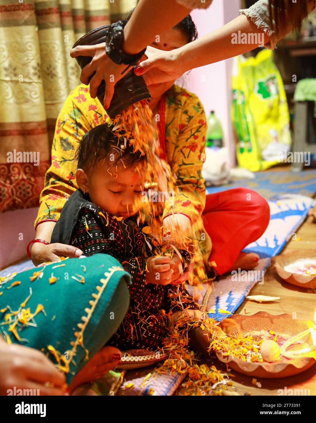Mha puja hi-res stock photography and images - Alamy