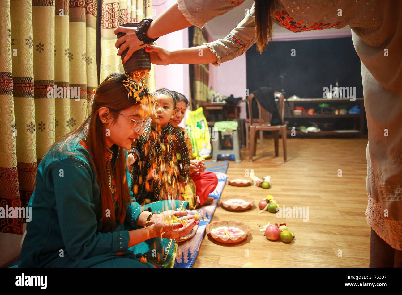 Mha puja hi-res stock photography and images - Alamy