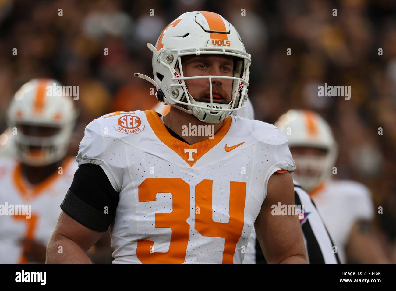 COLUMBIA, MO - NOVEMBER 11: Tennessee Volunteers tight end McCallan ...