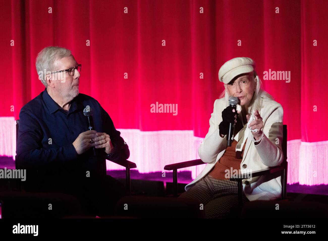 USA. 12th Nov, 2023. BAFTA winning actress Diane Ladd speaks about her ...