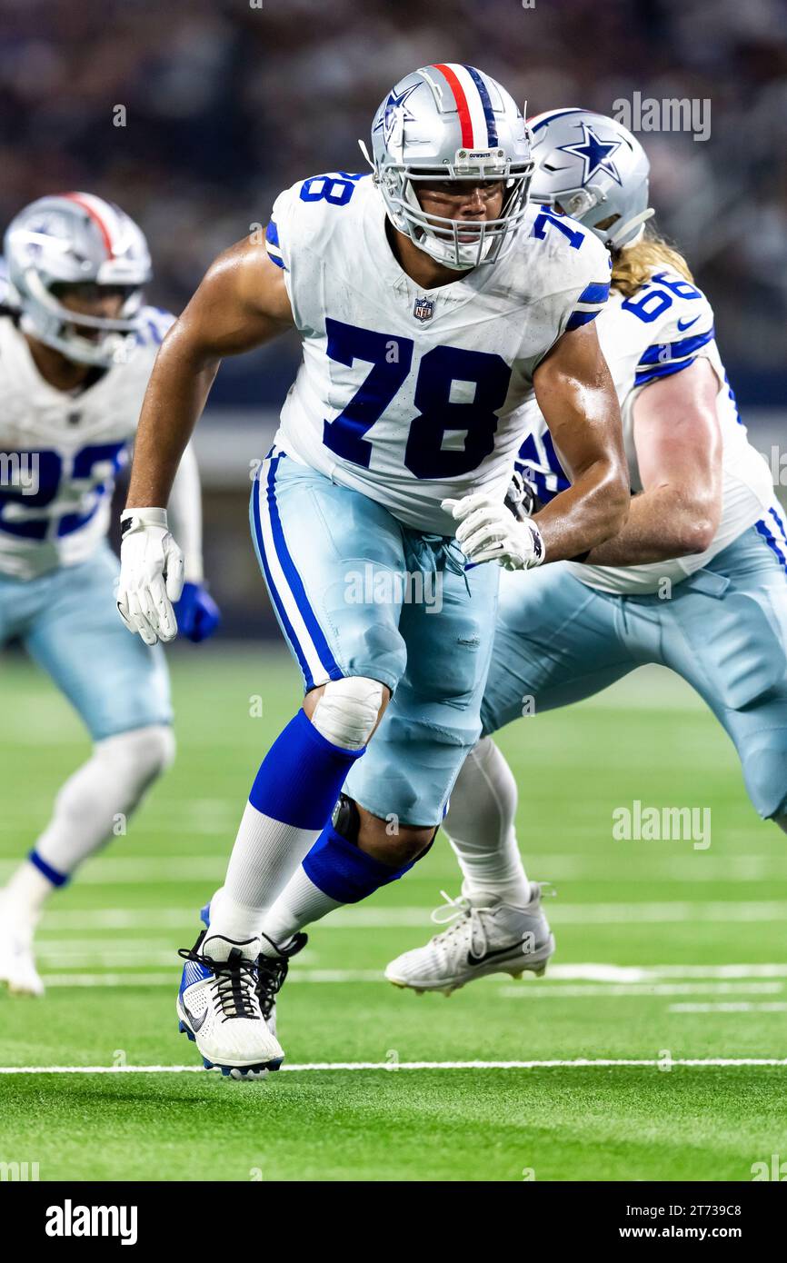 Dallas Cowboys offensive tackle Terence Steele (78) is seen during the ...
