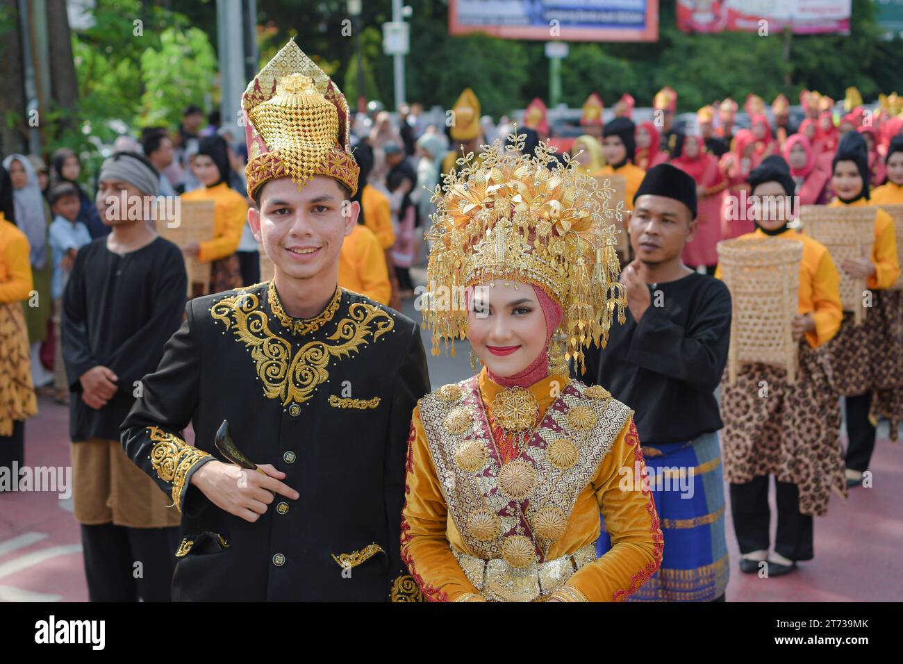 Aceh, Indonesia - November, 2023: Acehnese cultural parade, displaying ...