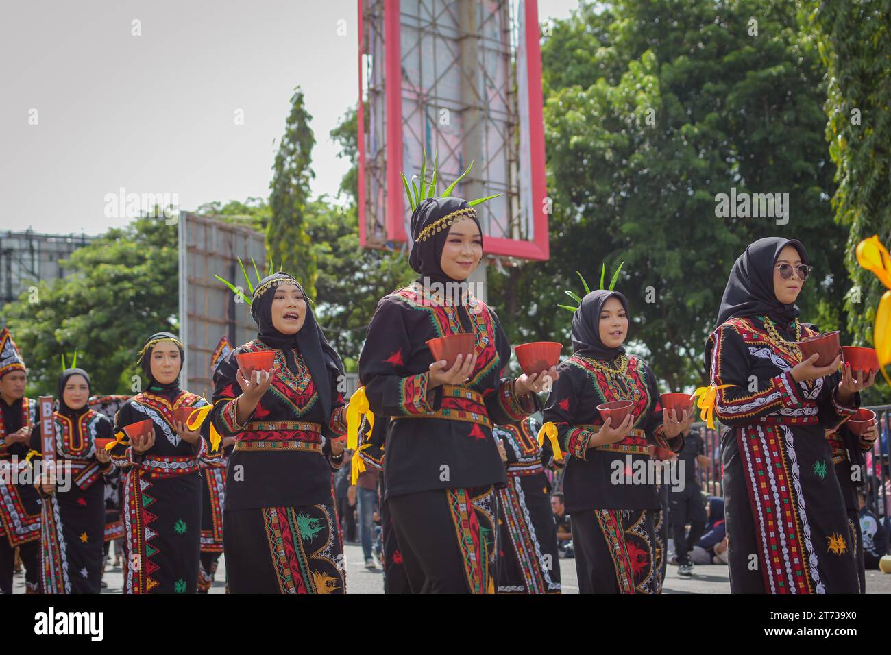 Aceh, Indonesia - November, 2023: Acehnese cultural parade, displaying ...