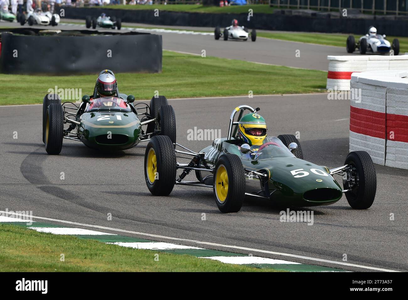 Lotus-Ford 27, 75 Years of Lotus, a parade of cars from the first ...