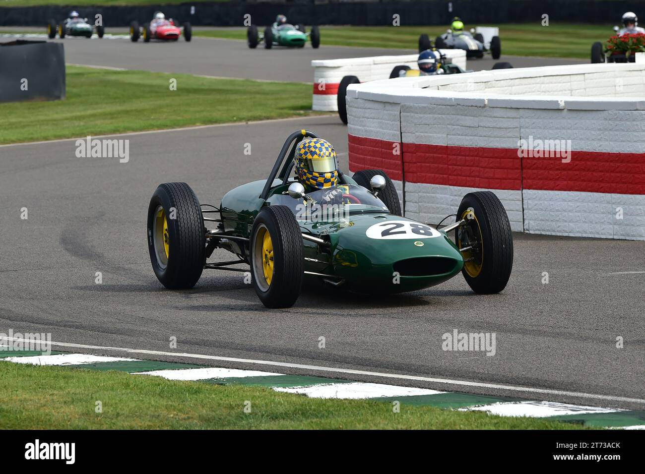 Dan Collins, Lotus-Climax 21, 75 Years of Lotus, a parade of cars from ...