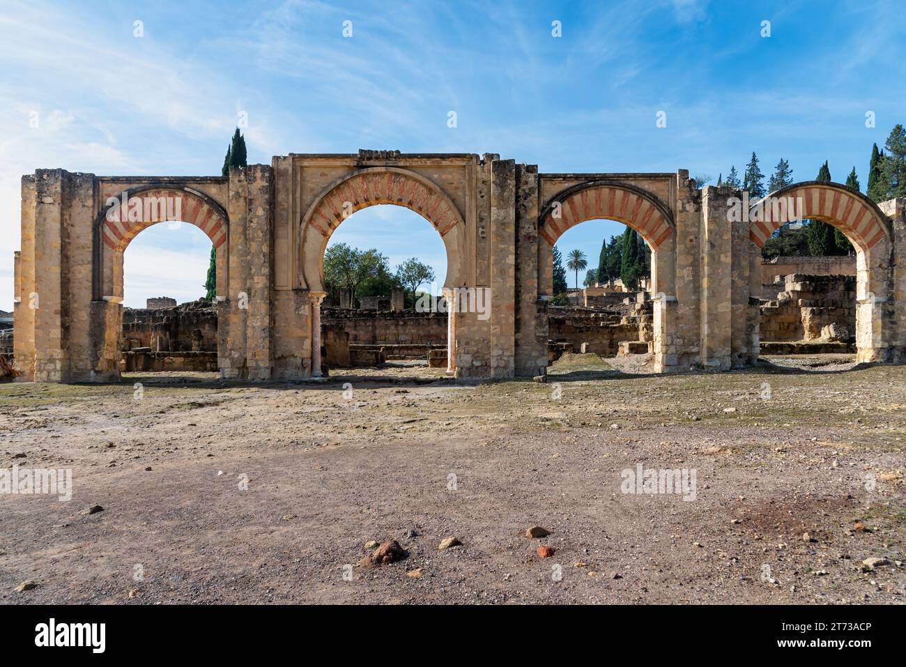 Remains in the archaeological site of Madinat Al-zahra, in Spanish ...