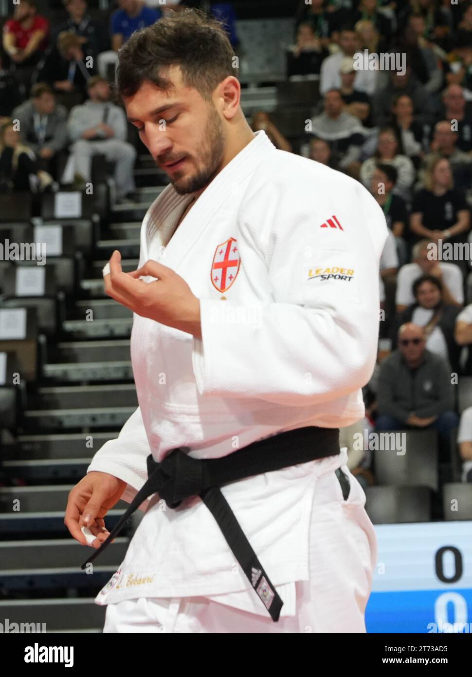 BEKAURI Lasha of Georgia 1ere Round - 90 KG Men during the European ...