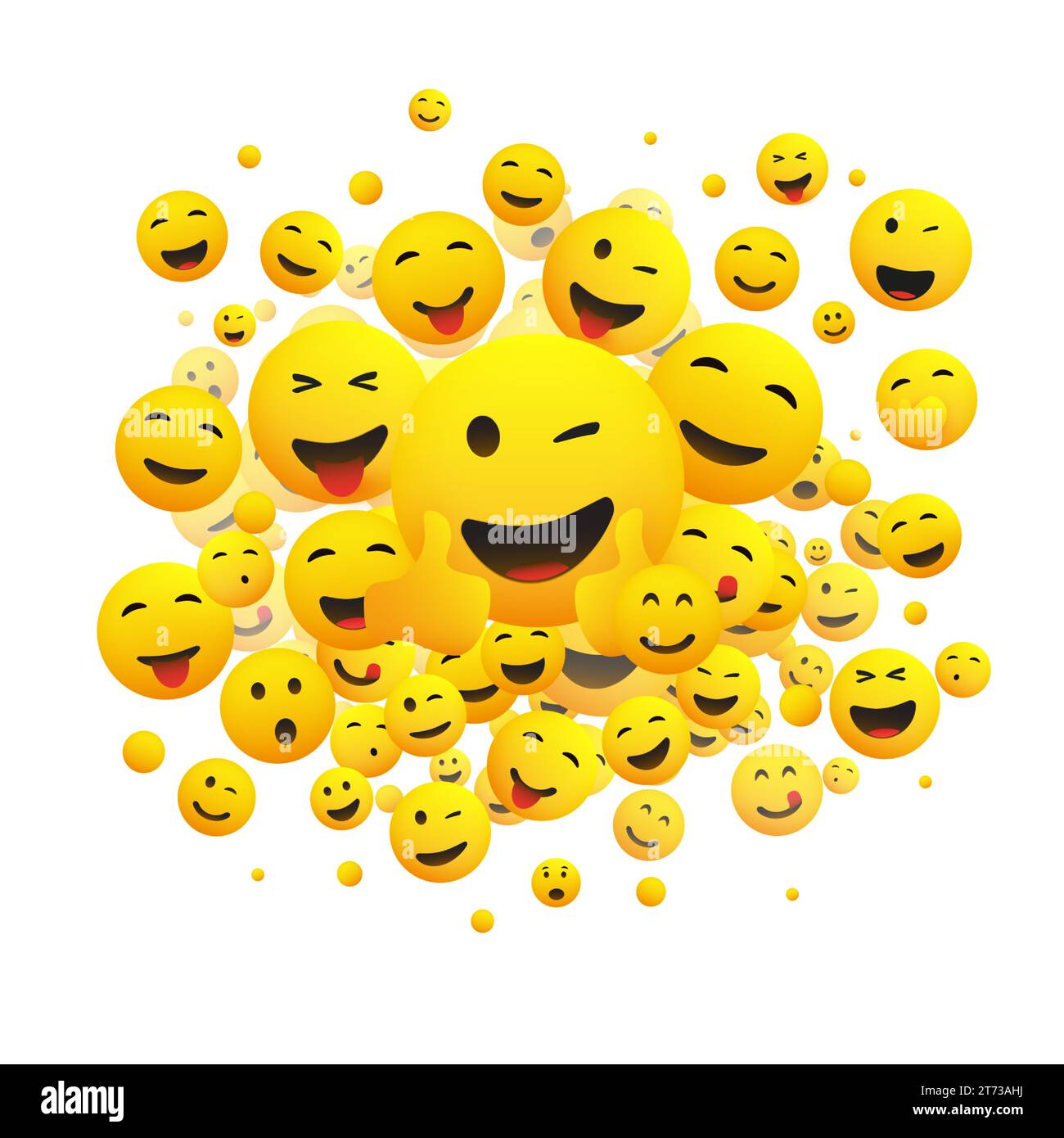 Various Faces, Emoticons - Lots of Laughing, Smiling, Winking Emoticons ...