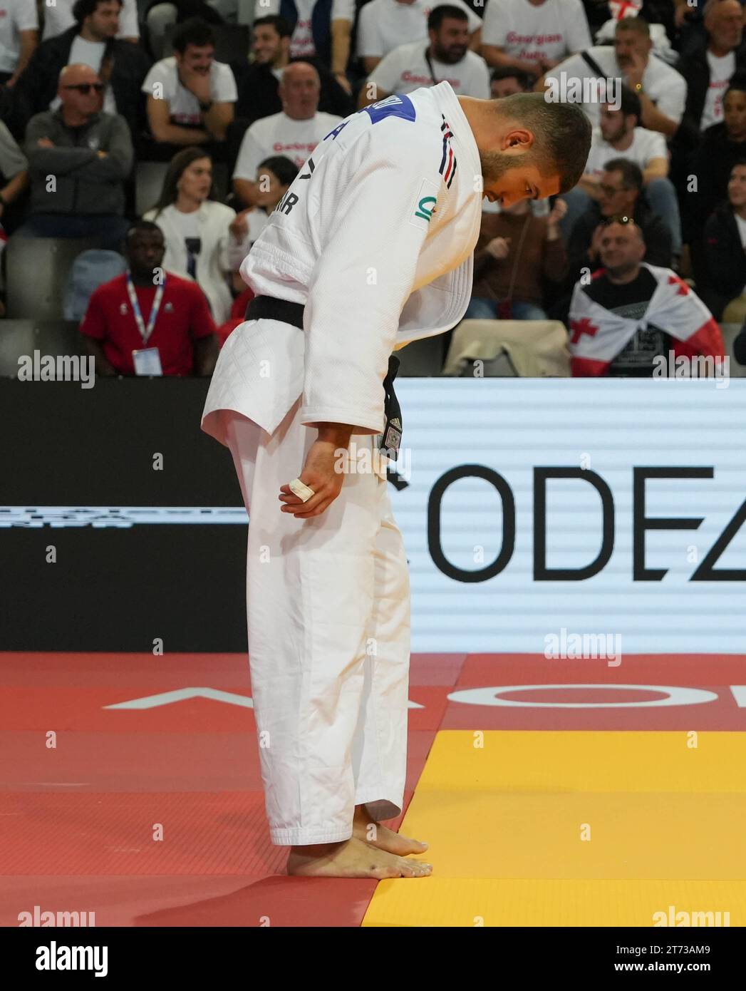 MATHIEU Alexis of France 1ere Round - 90 KG Men during the European ...