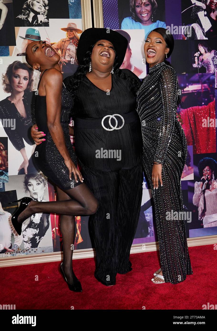 Trea Swindle, from left, Danica Hart, and Devynn Hart of Chapel Hart ...