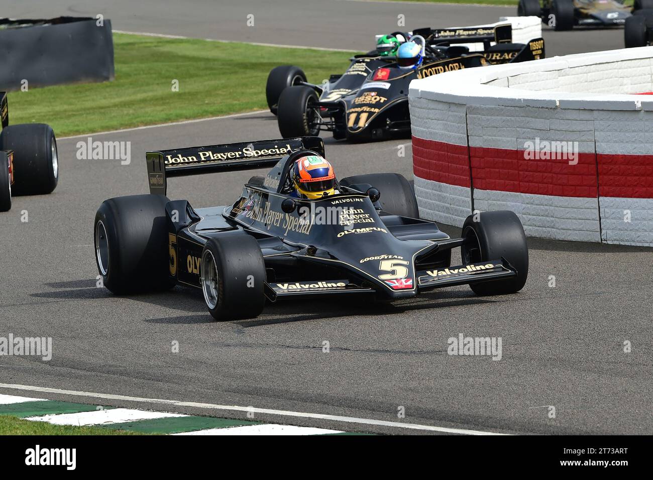 Karun Chandhok, Lotus-Cosworth 79, 75 Years of Lotus, a parade of cars ...