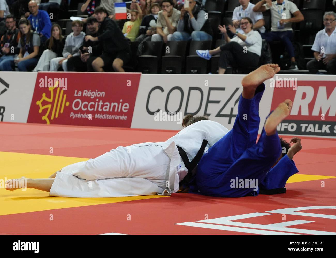 TCHEUMEO Audrey of France and LANIR Inbar of Israel Repechage - 78 KG ...