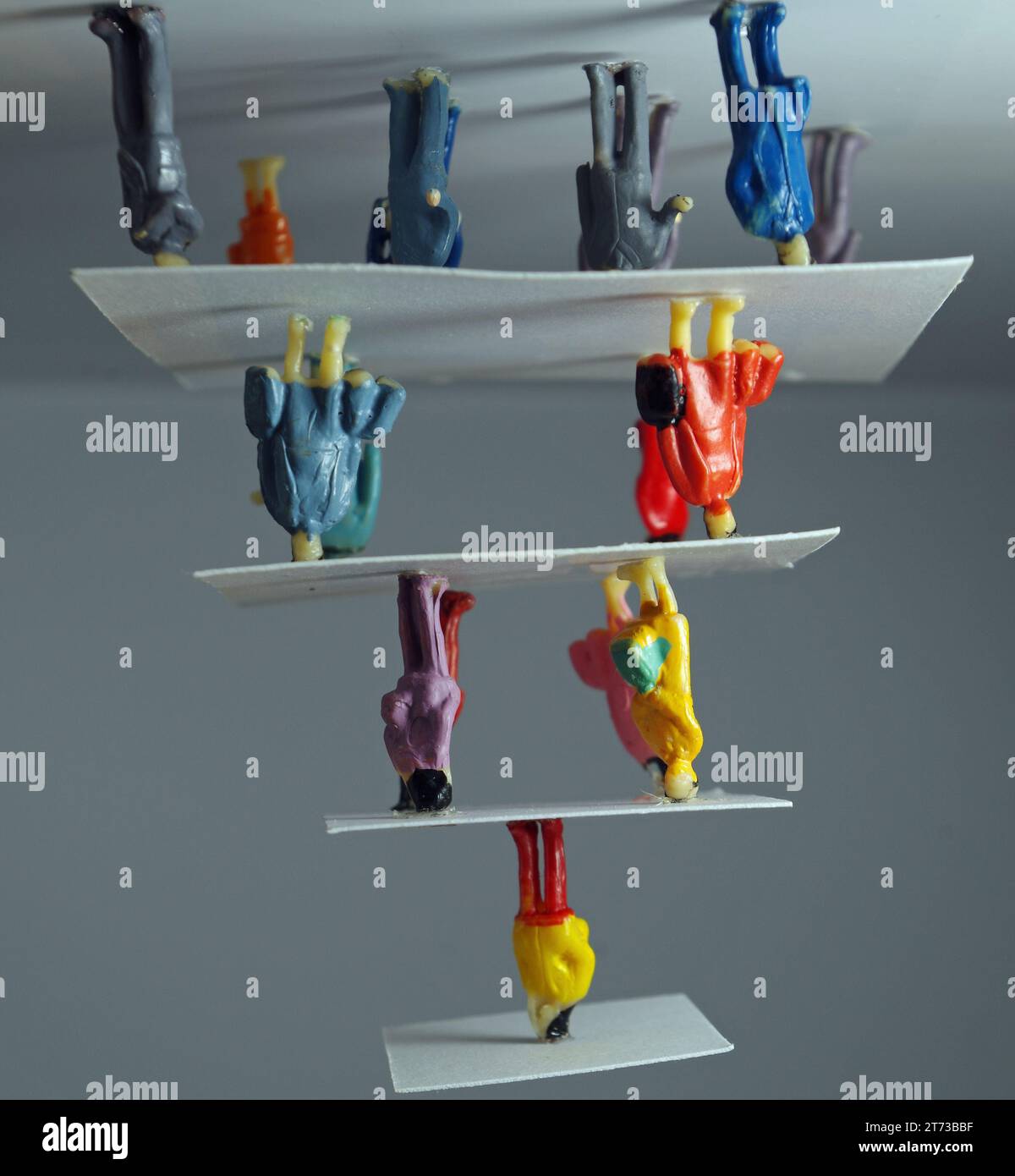 Human pyramid as a symbol Stock Photo - Alamy