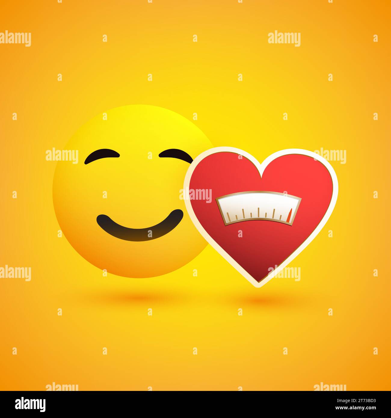Love meter Stock Vector Images - Alamy