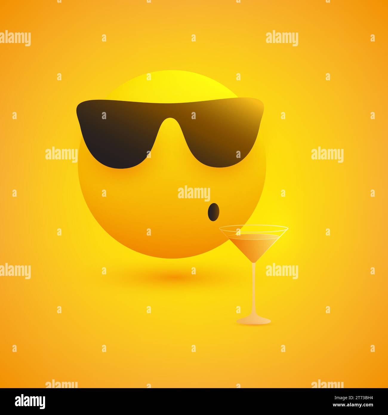Cocktail emoji hi-res stock photography and images - Alamy