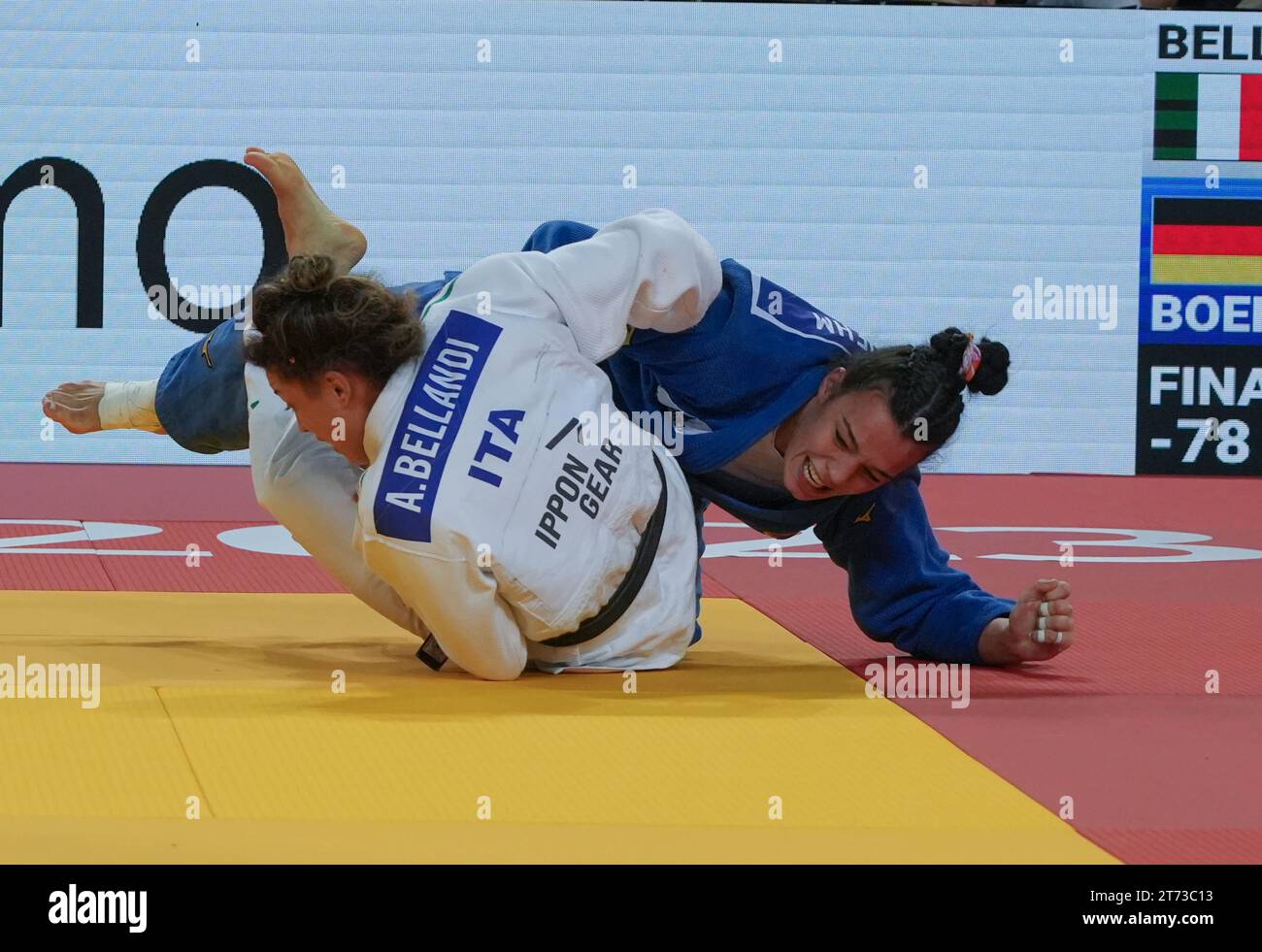 BELLANDI Alice of Italy and BOEHM Alina of Germany Finale - 78 KG Women ...