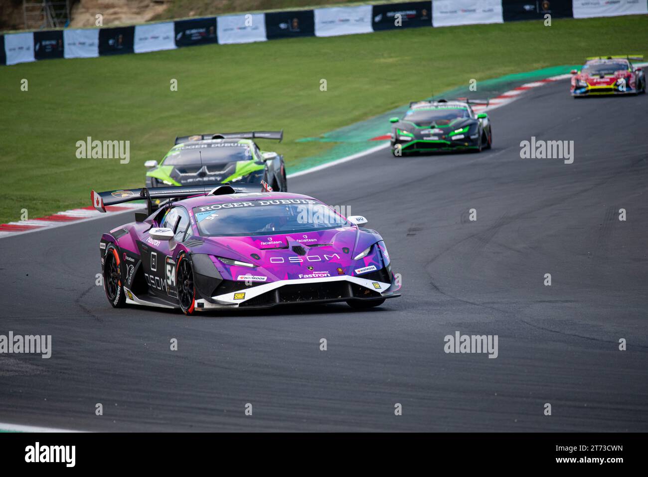 Vallelunga circuit, Rome, Italy 12 11 2023 - Lamborghini Super Trofeo ...