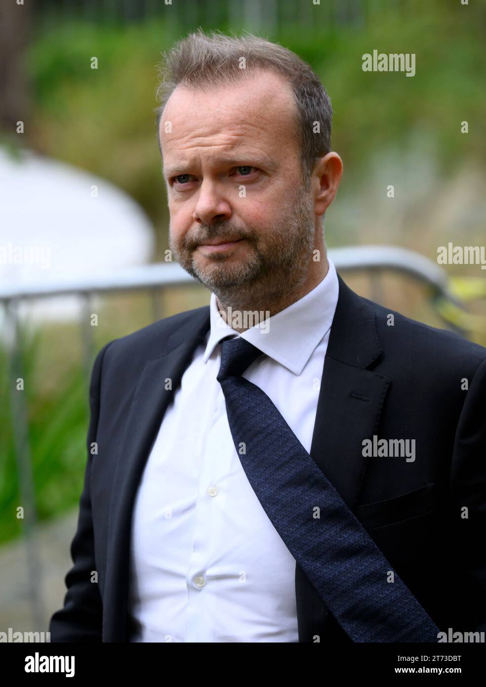 Manchester, UK. November 13th, 2023. Ed Woodward attending the funeral ...