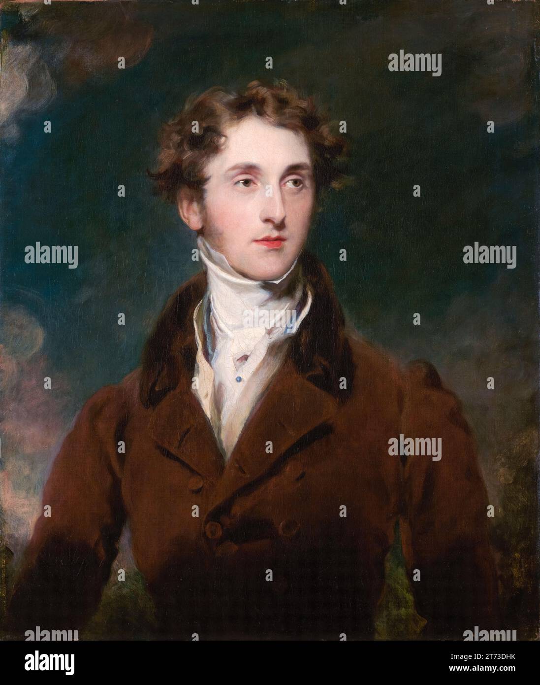 Portrait of Frederick H Hemming, painting in oil on canvas by Sir Thomas Lawrence, circa 1824 ...