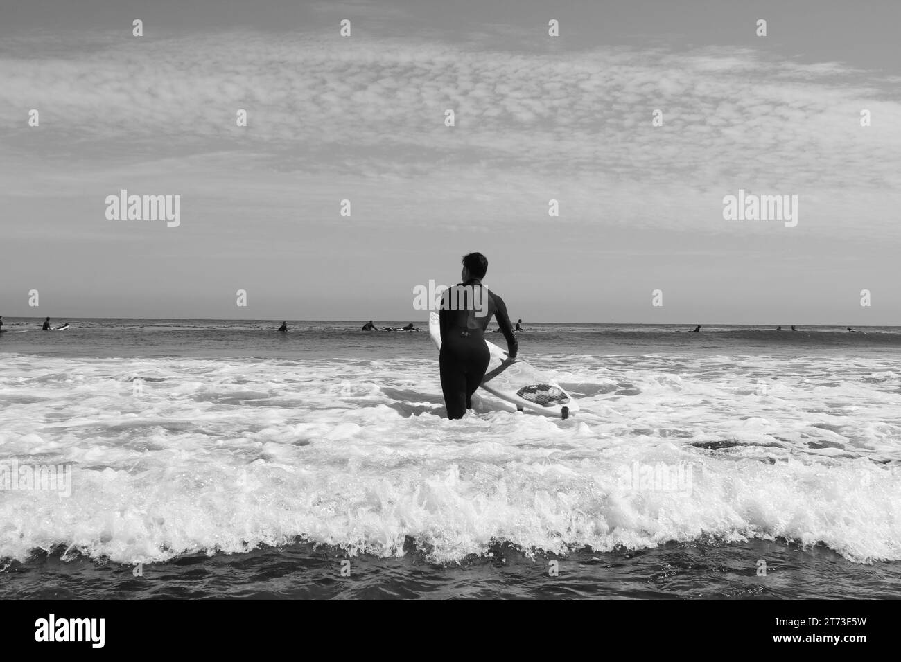 Part portrait. People. Surfers. Black and White photography. Sport ...