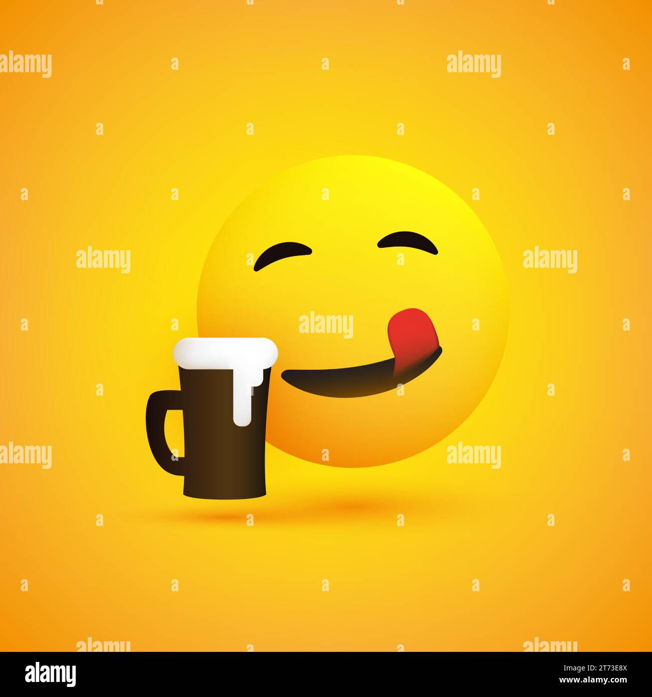 Licking eye tongue Stock Vector Images - Alamy
