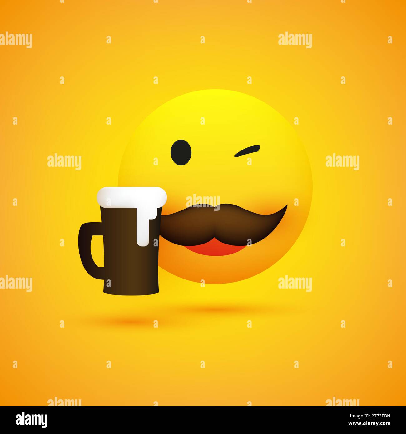 Drunken emoticon hi-res stock photography and images - Alamy