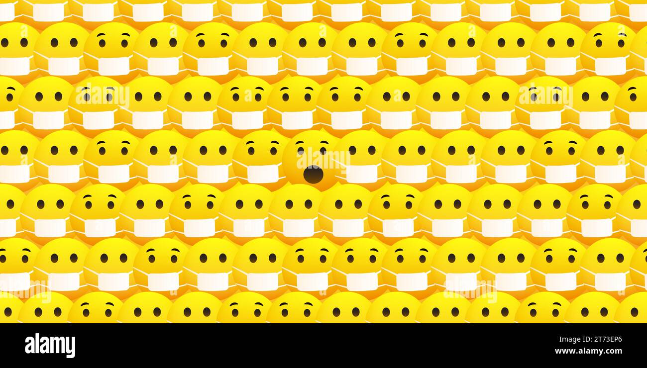 Surprised crowd reaction Stock Vector Images - Alamy