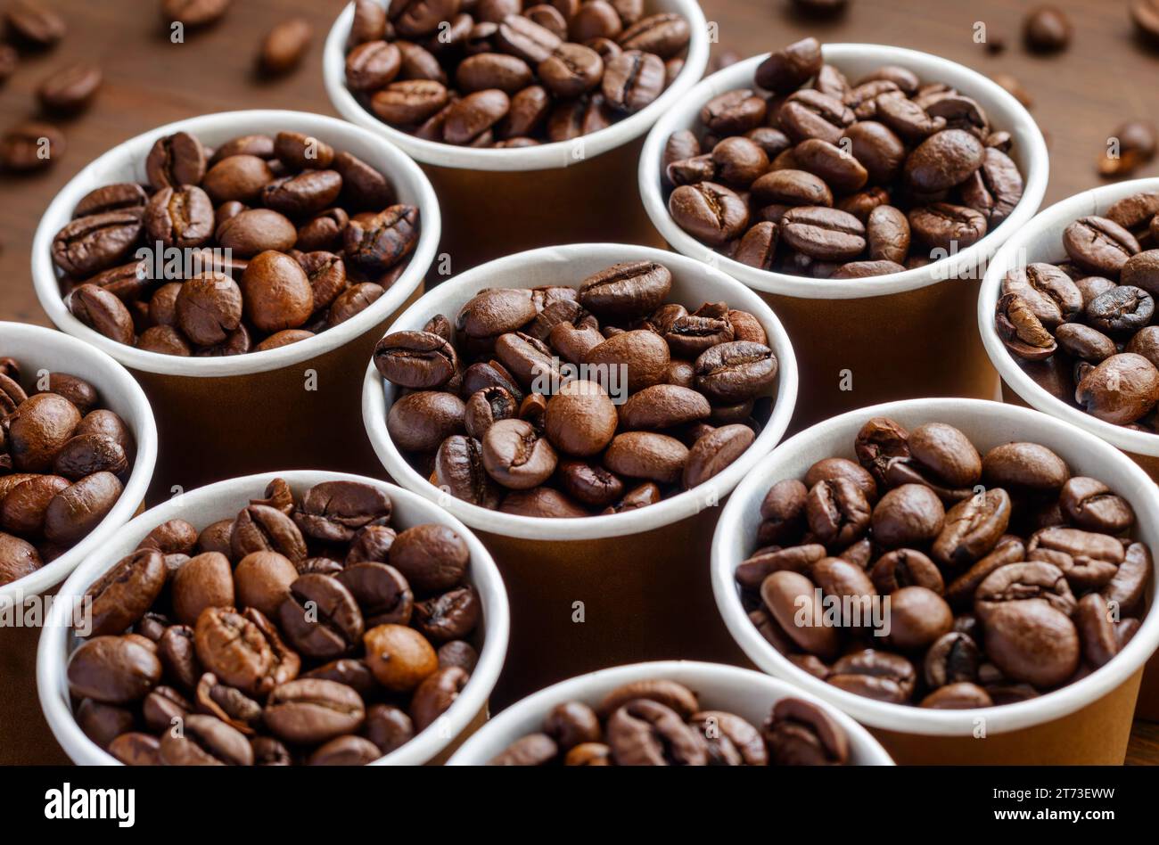 Small coffee cups hi-res stock photography and images - Alamy